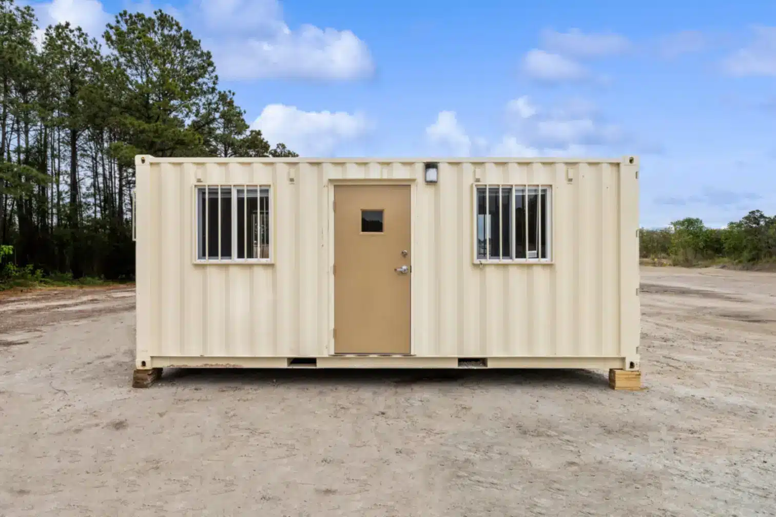 New 8 x 20 Ground-Level Office - Satellite Shelters